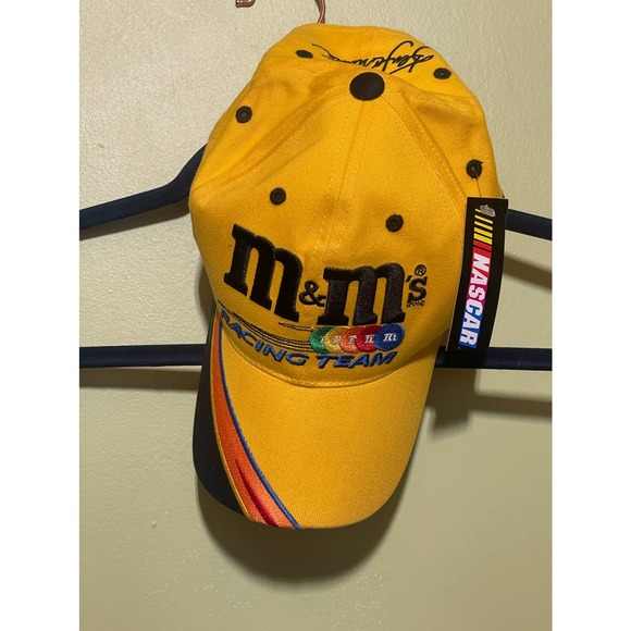 Nascar | Accessories | Vintage Mm Racing Ken Schrader Nascar Racing Yellow Snapback Hat Nwt ...